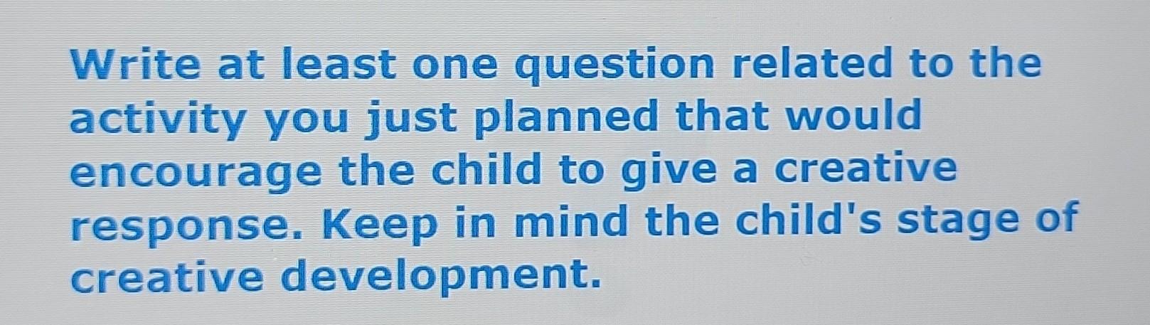 Solved Write at least one question related to the activity | Chegg.com