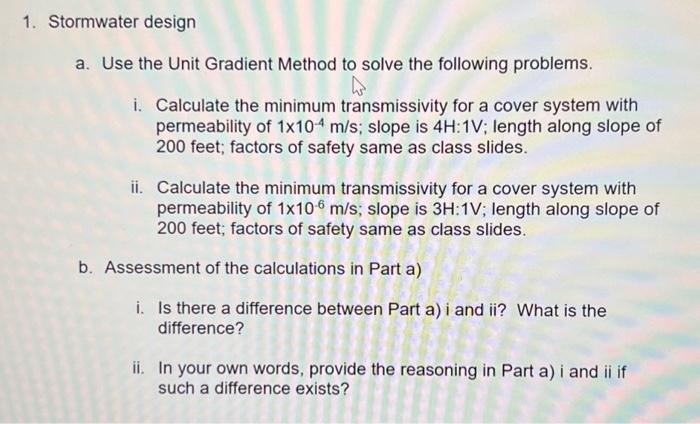 Solved a. Use the Unit Gradient Method to solve the | Chegg.com