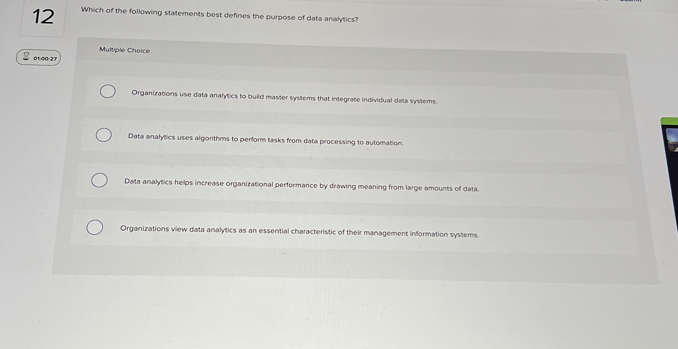 Solved 12Which of the following statements best defines the | Chegg.com