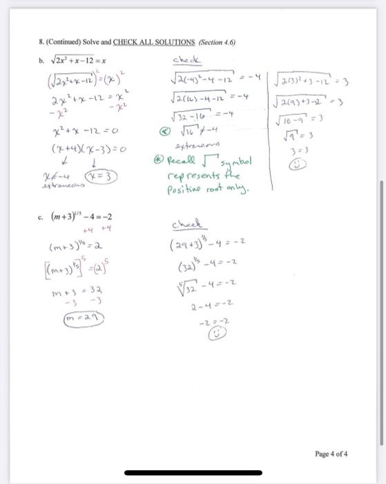 Solved MATH 105 Practice Exam 2 Name: Solution kay Section | Chegg.com