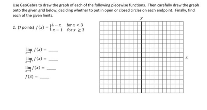 Solved Use GeoGebra to draw the graph of each of the | Chegg.com