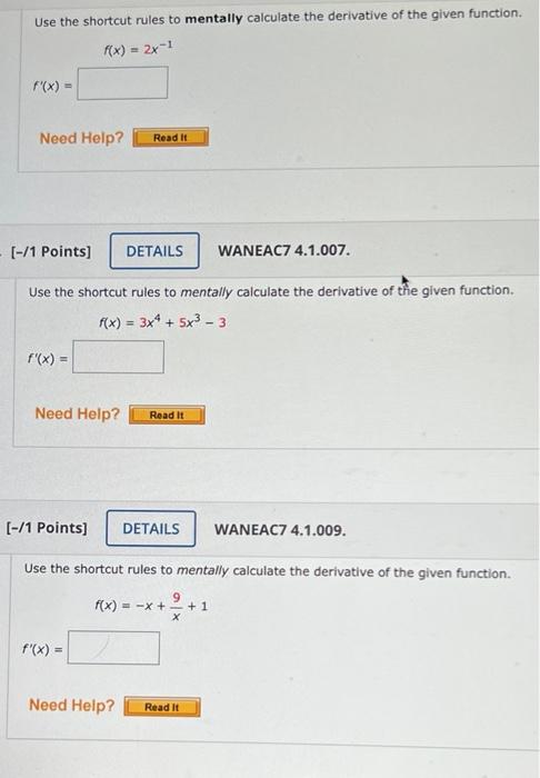 Solved Use the shortcut rules to mentally calculate the | Chegg.com