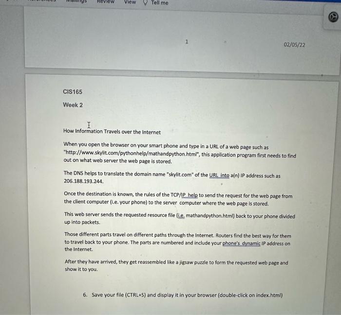 Solved Lab: Your first web page Assignment attached Please | Chegg.com