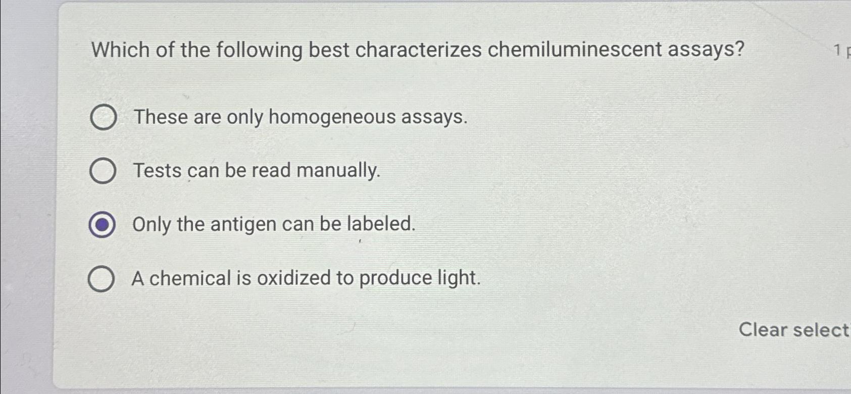 Solved Which of the following best characterizes | Chegg.com