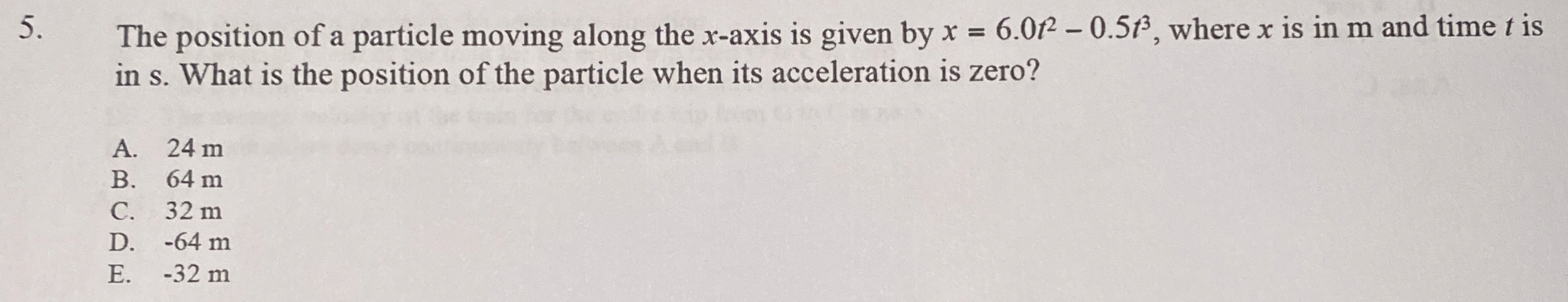 Solved by an EXPERT The position of a particle moving along the x-axis is | Chegg.com
