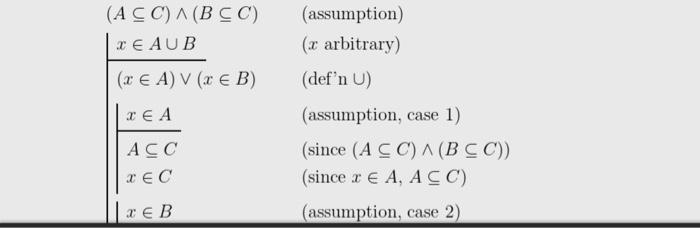 Solved Let A, B, C, D be sets. a (a) Construct a Fitch proof | Chegg.com