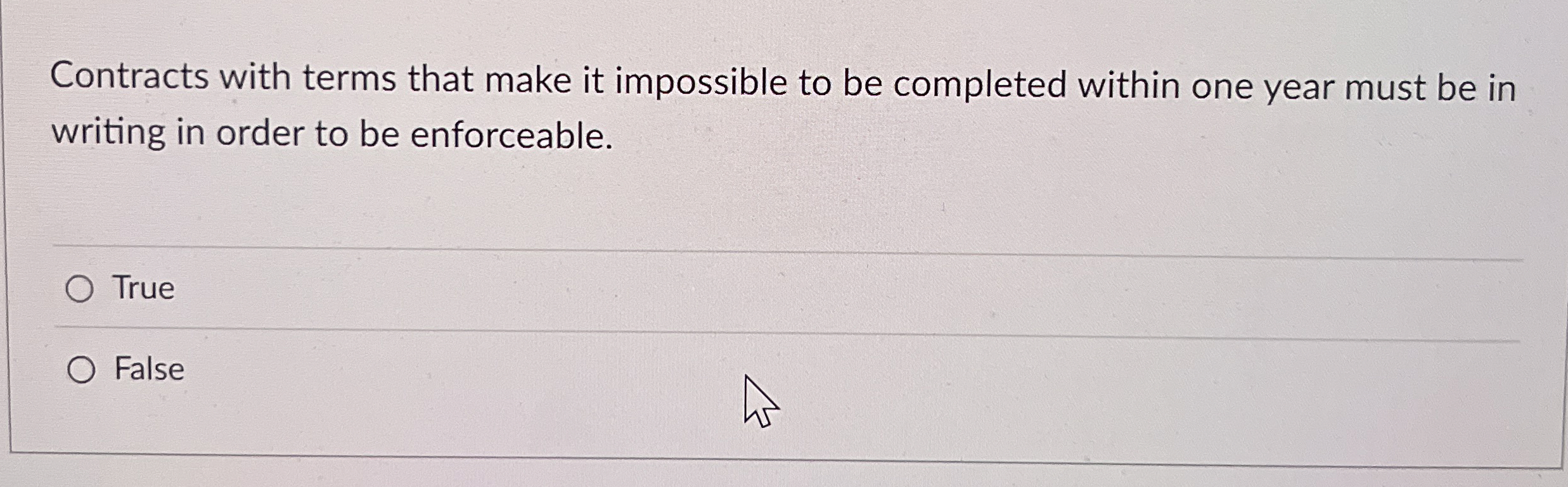 Solved Contracts with terms that make it impossible to be | Chegg.com