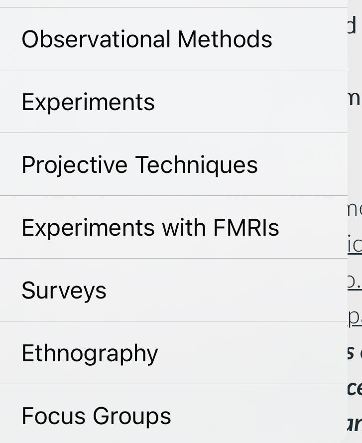 Solved Observational MethodsExperimentsProjective | Chegg.com
