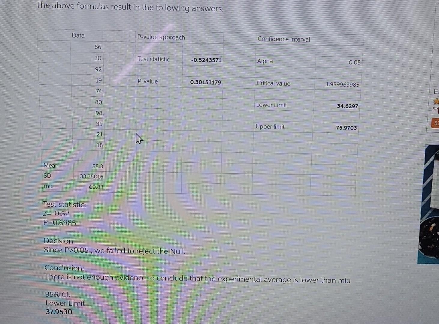 Solved m6 Prepare a report using Excel for the following | Chegg.com