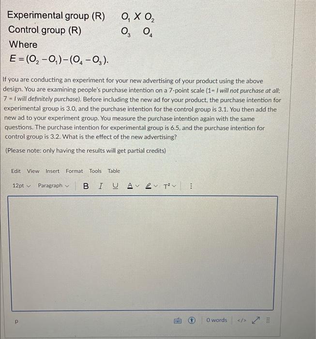 Solved E=(O2−O1)−(O4−O3) If you are conducting an experiment | Chegg.com