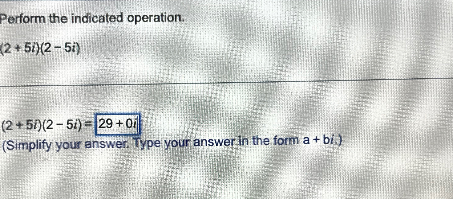 Solved Perform the indicated | Chegg.com