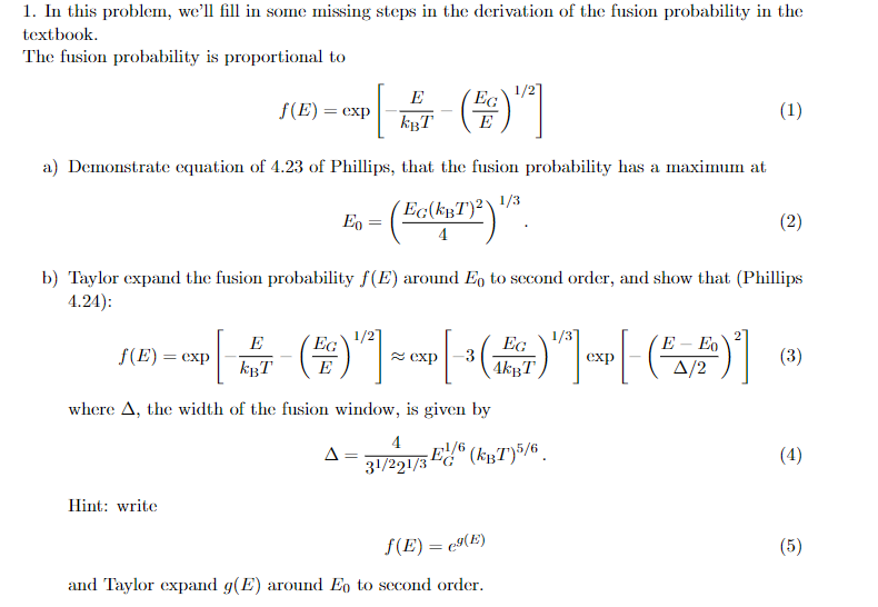 Solved In this problem, we'll fill in some missing steps in | Chegg.com