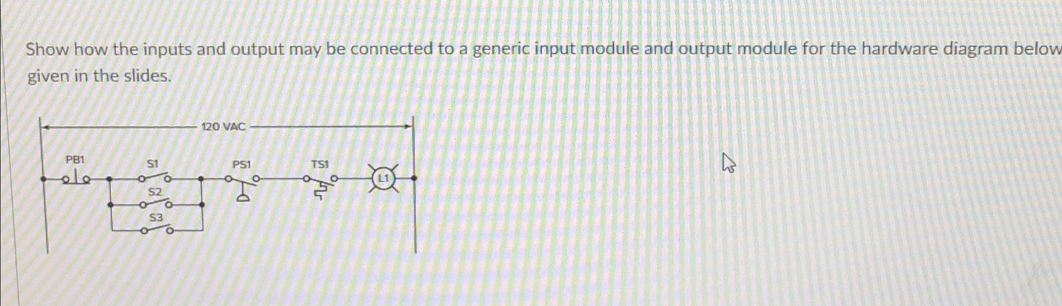 Solved Show how the inputs and output may be connected to a | Chegg.com
