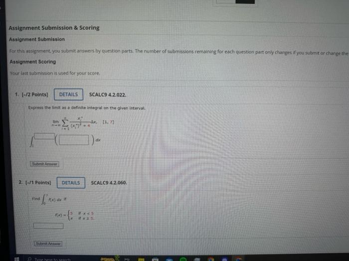 Solved Assignment Submission & Scoring Assignment Submission | Chegg.com