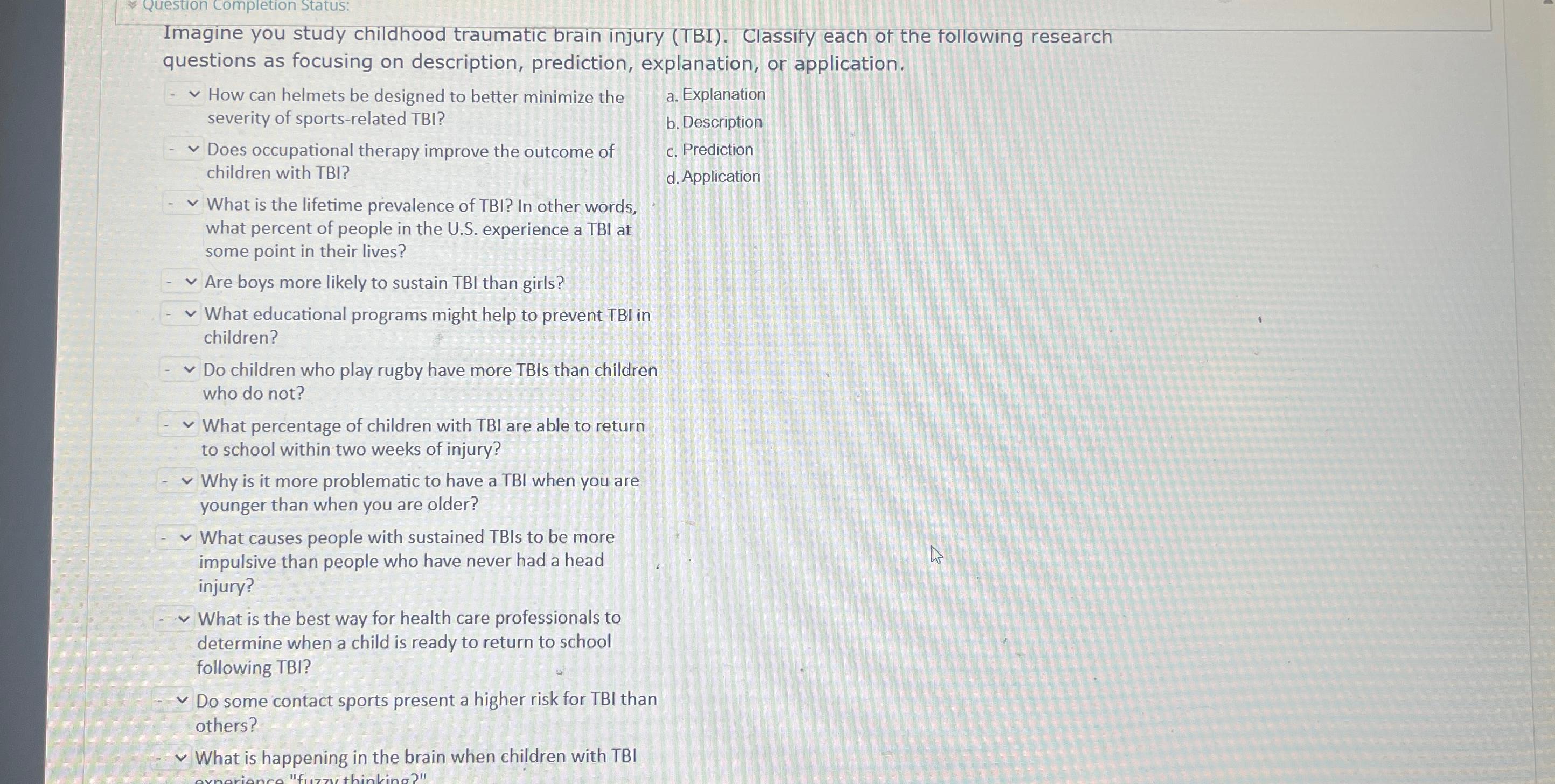 Solved Question Completion Status:Imagine you study | Chegg.com