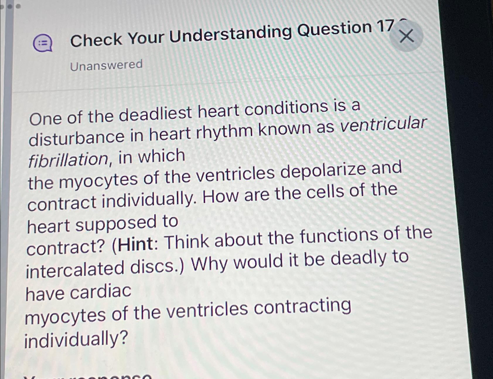 Solved () ﻿Check Your Understanding Question 17x‾ | Chegg.com