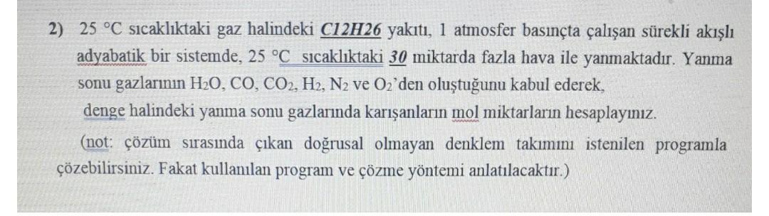 Gaseous C12H26 fuel at 25 °C is burned with 30 | Chegg.com
