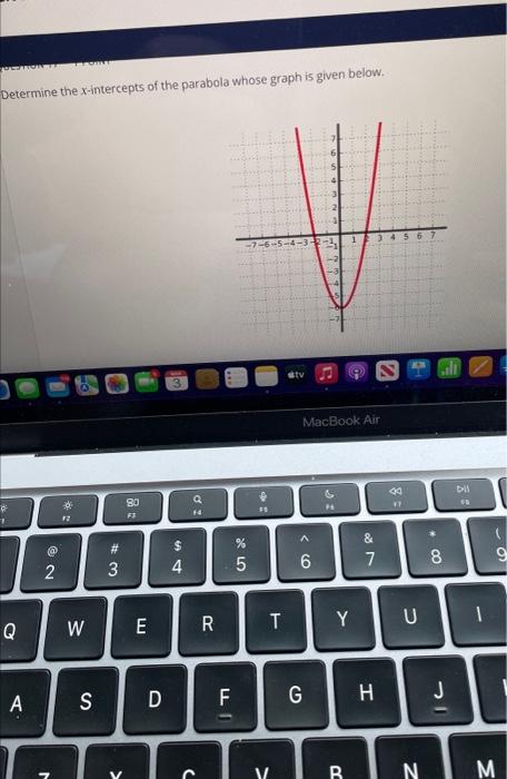 Solved Determine the x-intercepts of the parabola whose | Chegg.com