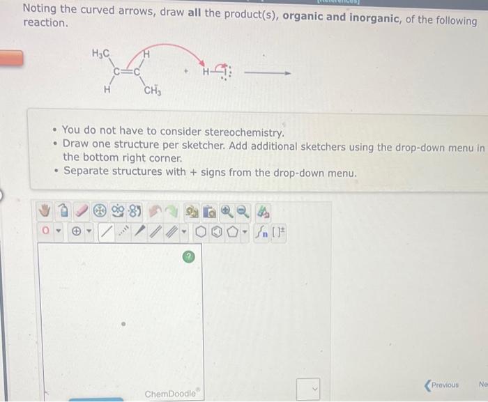 Solved Draw curved arrows to show electron reorganization | Chegg.com