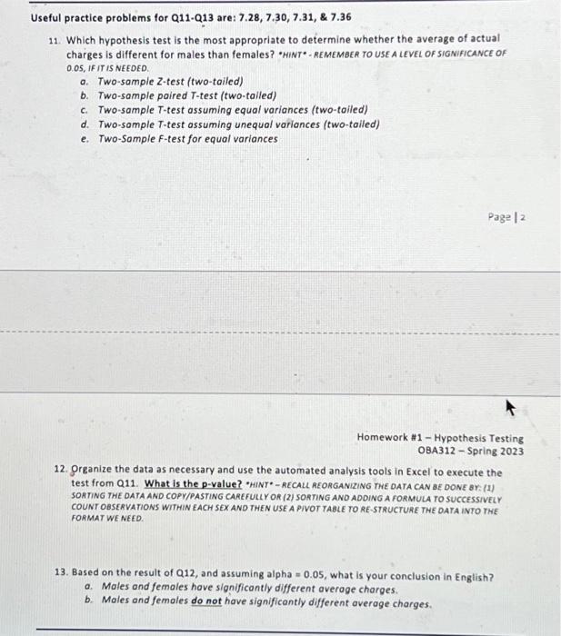Solved Useful practice problems for Q11−Q13 are: | Chegg.com
