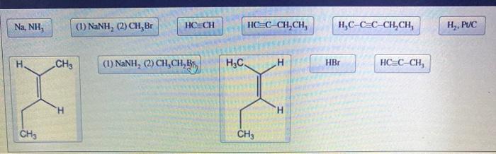 Solved Construct a three-step synthesis of trans-2-pentene | Chegg.com