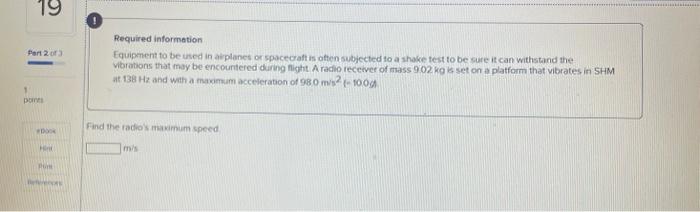 Solved Required informetion Equipment to be used in | Chegg.com