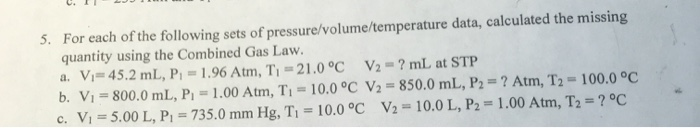 Solved 5. For each of the following sets of | Chegg.com