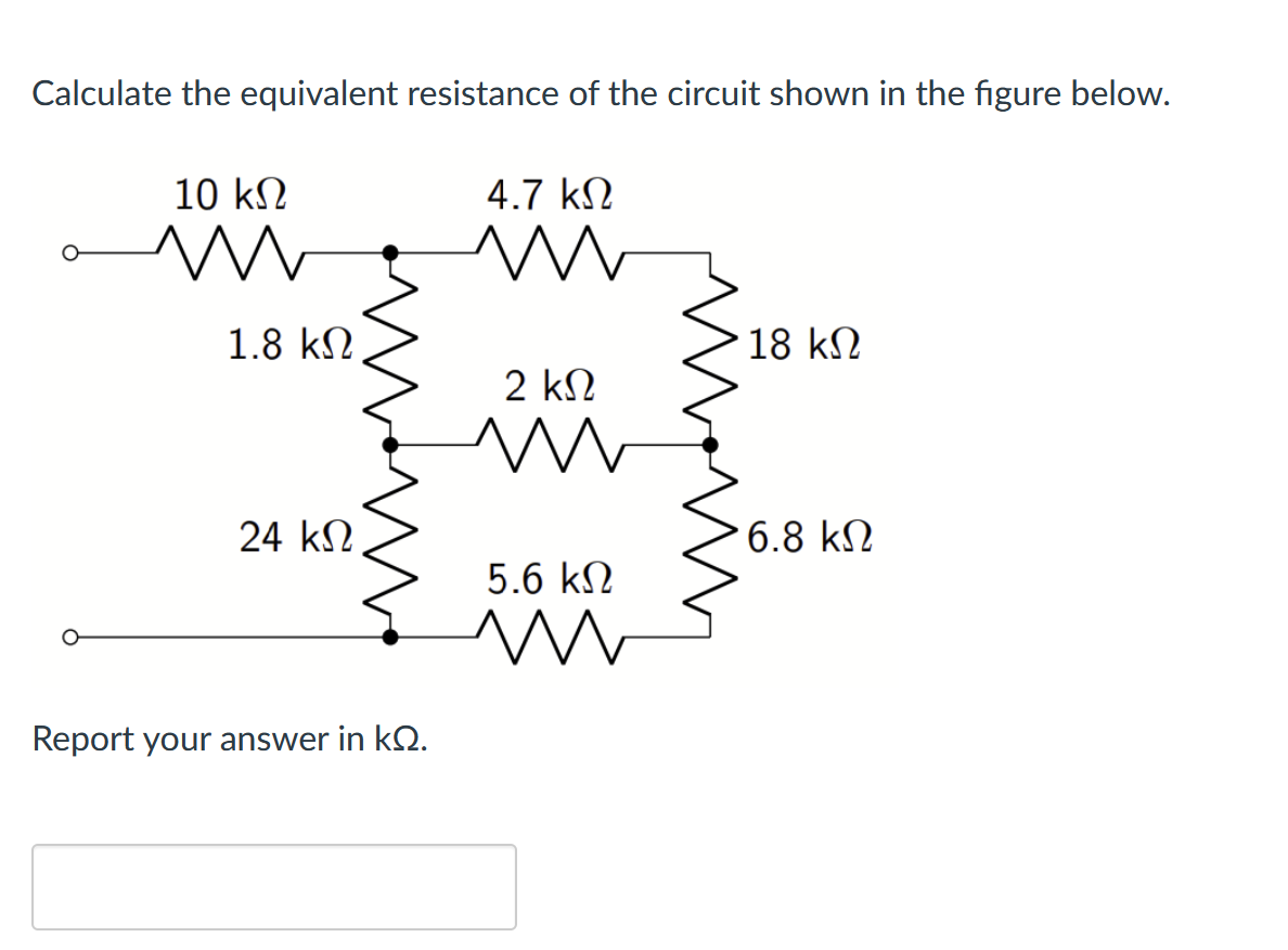 Calculate the equivalent resistance of the circuit | Chegg.com