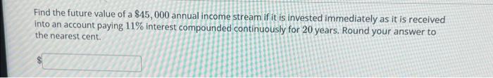 Solved How much money must be invested now at 10% interest | Chegg.com