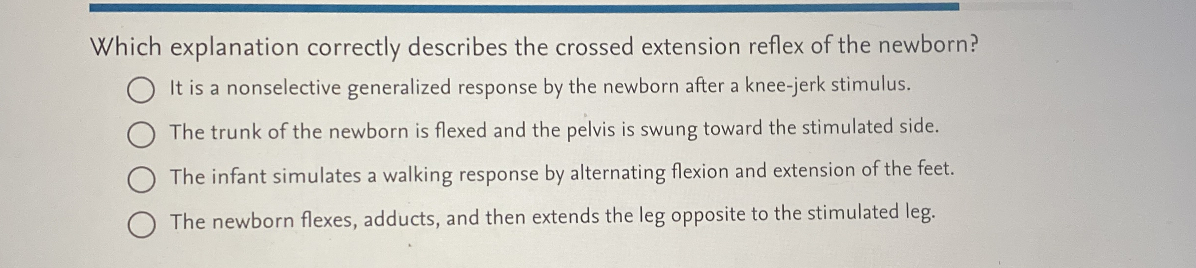 Which explanation correctly describes the crossed | Chegg.com