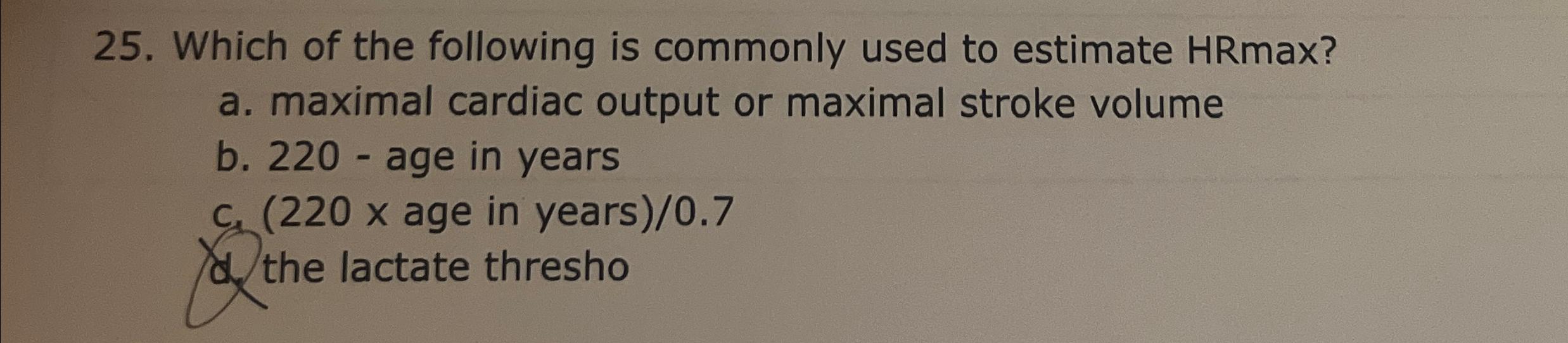 Solved Which of the following is commonly used to estimate | Chegg.com