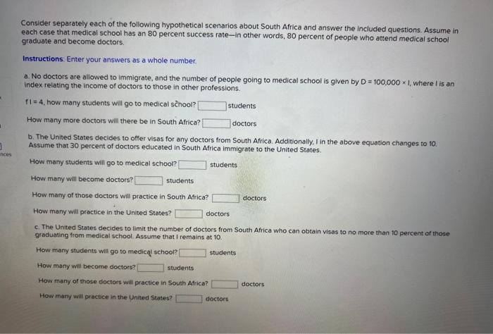 Solved Consider separately each of the following | Chegg.com