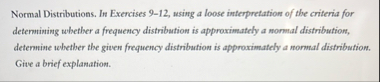 Solved Normal Distributions. In Exercises 9-12, ﻿using a | Chegg.com