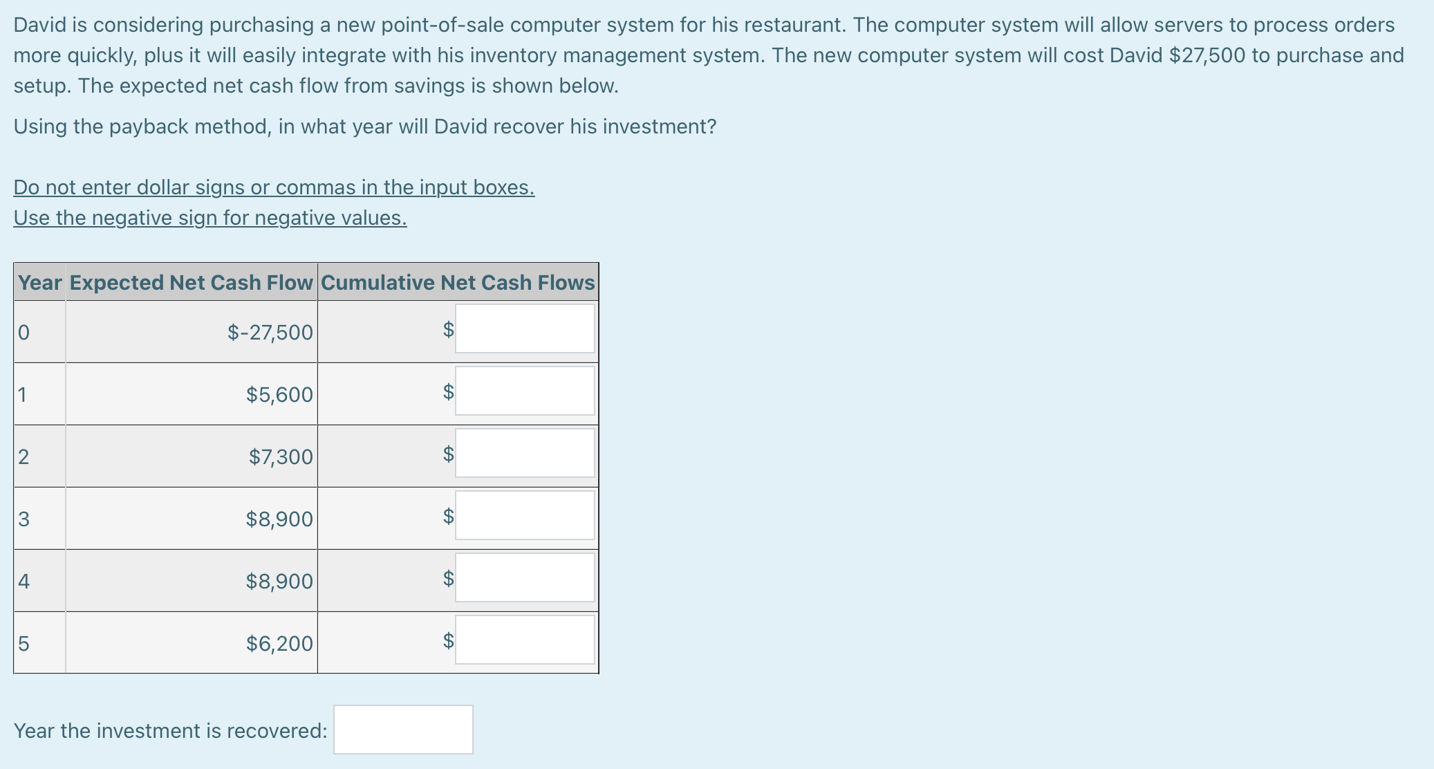 Solved David is considering purchasing a new point-of-sale | Chegg.com