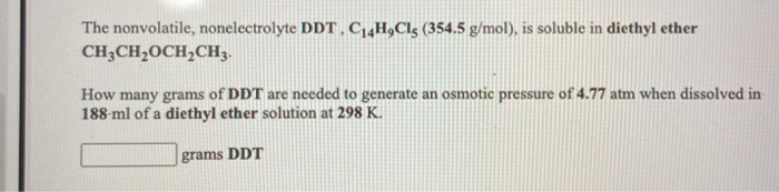 Solved The nonvolatile, nonelectrolyte estrogen (estradiol), | Chegg.com