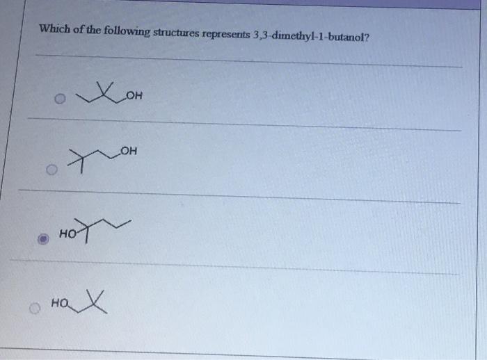 Solved Which of the following structures represents | Chegg.com