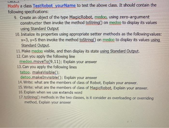 Solved Part 3 You Are Required To Develop A 