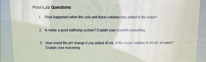 Solved The Nature of Acids and Bases: Exploring the pH Scale | Chegg.com