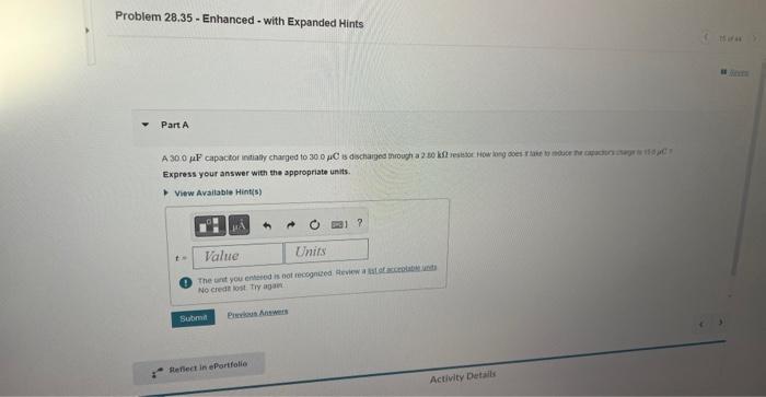 Solved Express your answer with the appropriate units. | Chegg.com