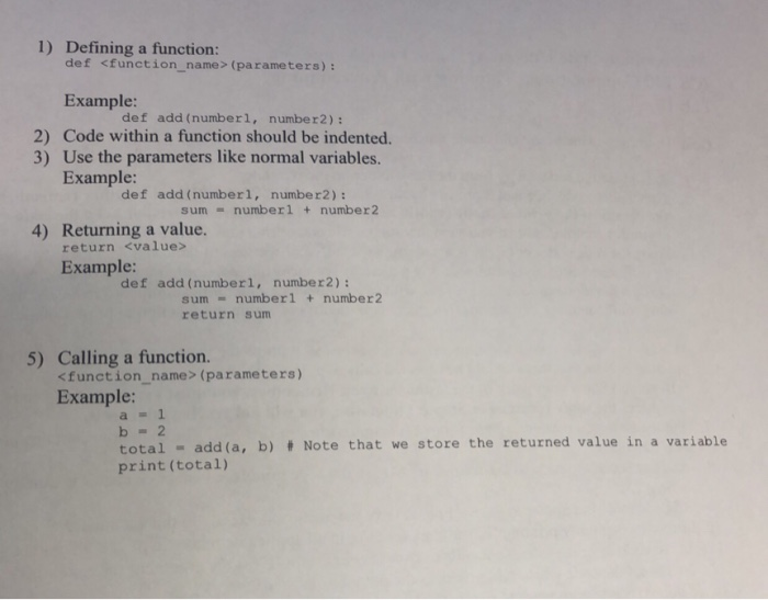 Solved Learning To Extract Python Code And Create Functions 9414