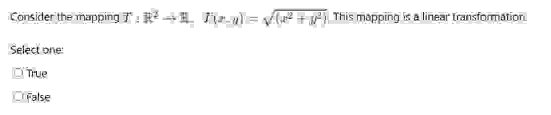 Consider the following mapping. T: MR. ﻿T(A) = | Chegg.com