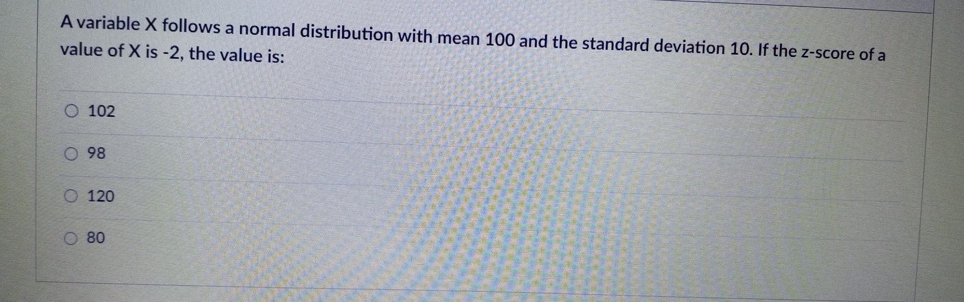 Solved A variable X follows a normal distribution with mean | Chegg.com