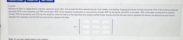 Solved Af pont We assume that in a vlage there is a famer, | Chegg.com
