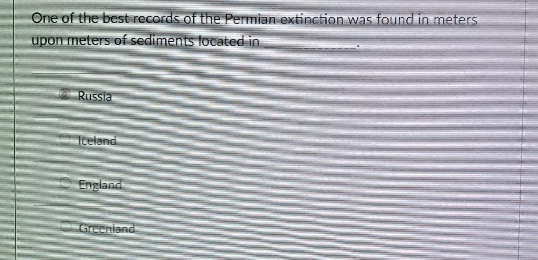 Solved According to work done by Dr. Michael Rampino of New | Chegg.com