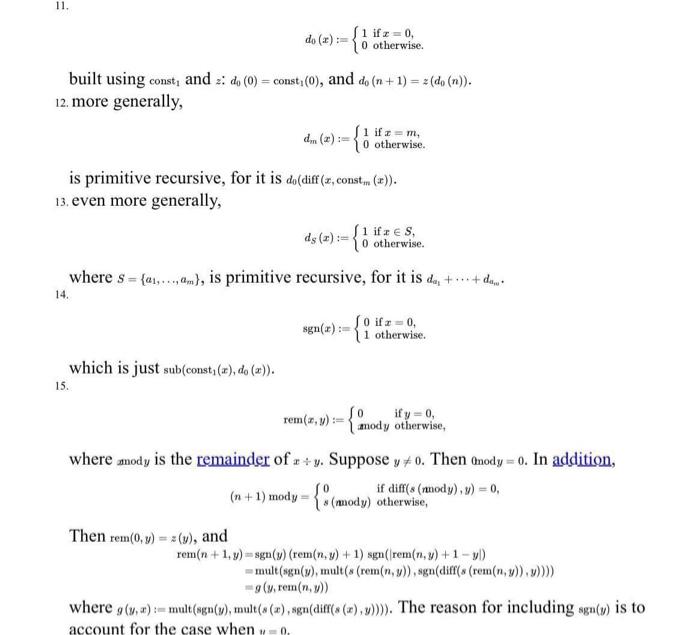Solved [ d_{0}(x):=left{egin{array}{ll} 1 & ext { if } x=0 | Chegg.com