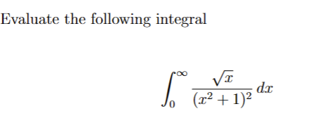 Solved [Complex Analysis] ﻿About residue thm & integral. | Chegg.com