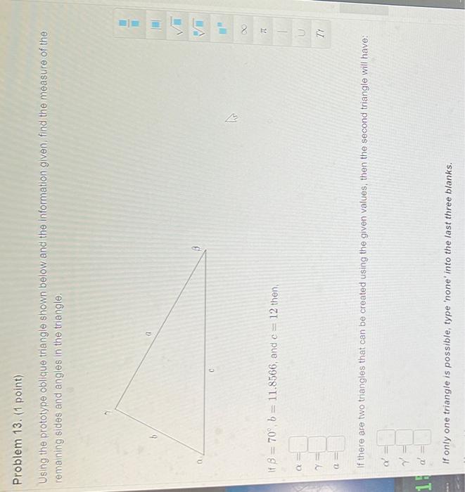 Solved Problem 13. (1 point) Using the prototype oblique | Chegg.com Solved Problem 13. (1 point) Using the prototype oblique | Chegg.com
