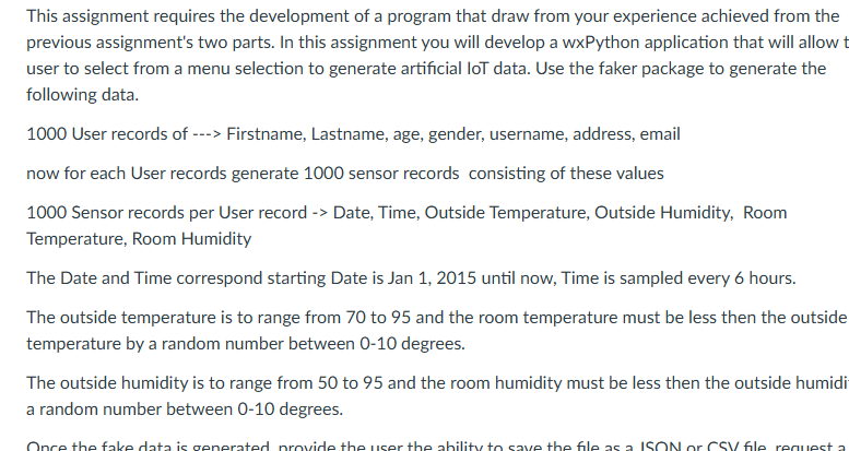 Solved This assignment requires the development of a program | Chegg.com
