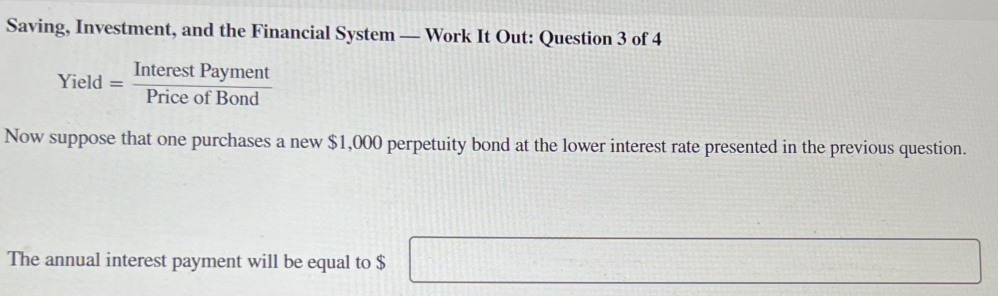 Solved Saving, Investment, and the Financial System - ﻿Work | Chegg.com