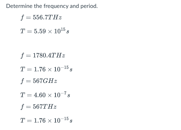 Solved Determine the frequency and | Chegg.com